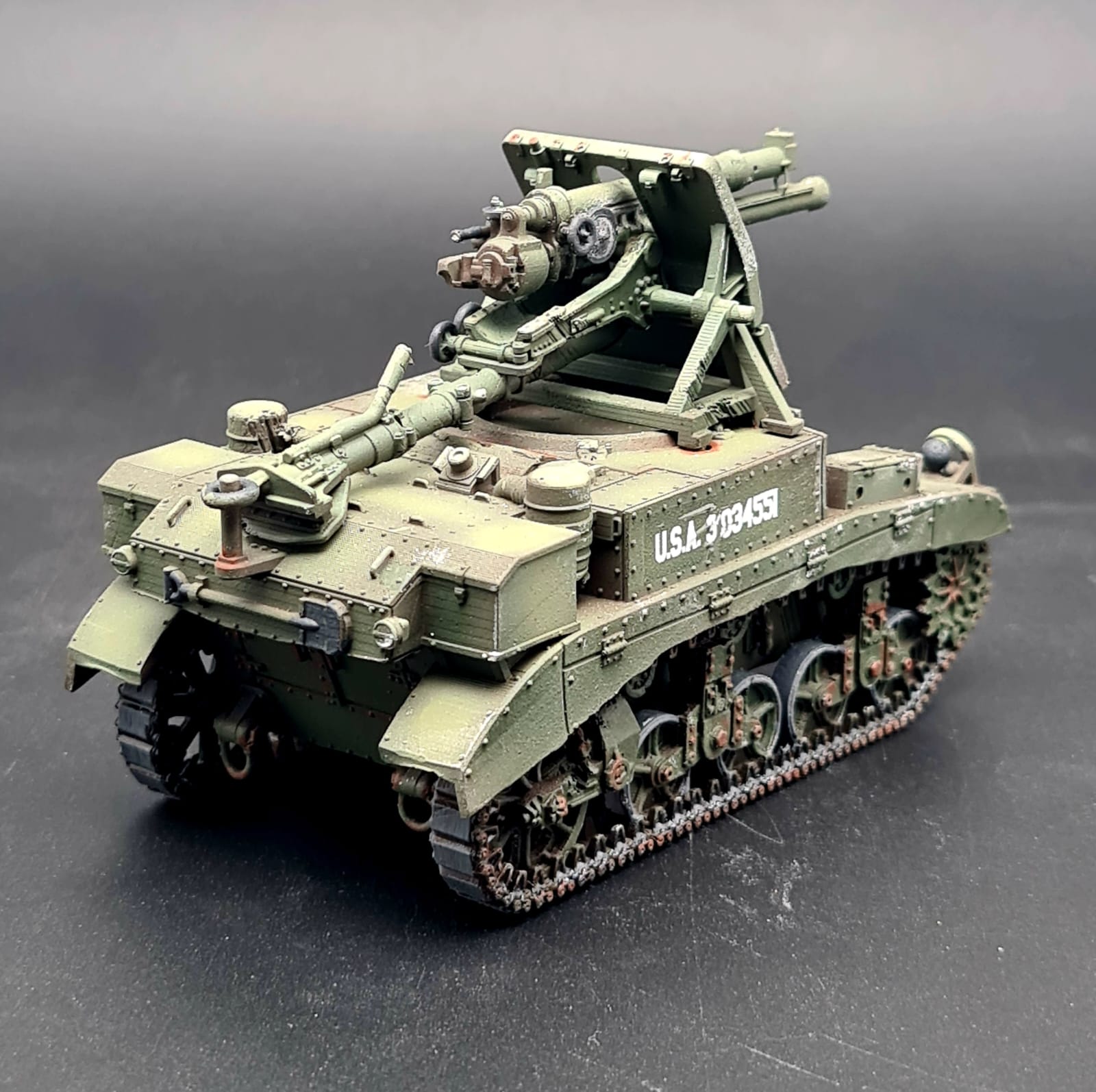 M3 Stuart SPG (18pdr) (US, WW2) by Wargame3D - Wargaming3D